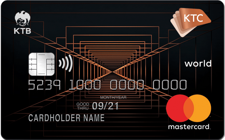 KTC X World Rewards Mastercard | Credit Card TH